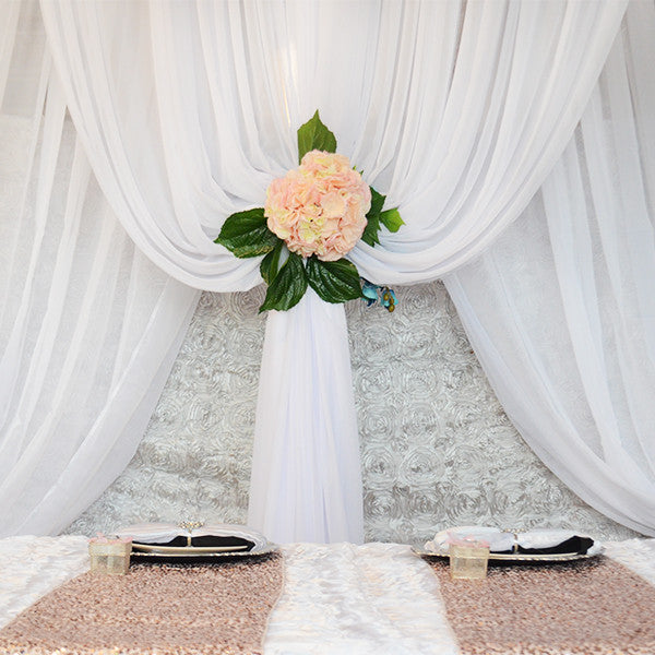 Sheer Draping Panel | Wedding | Ceiling draping | Drapery | Wedding ...